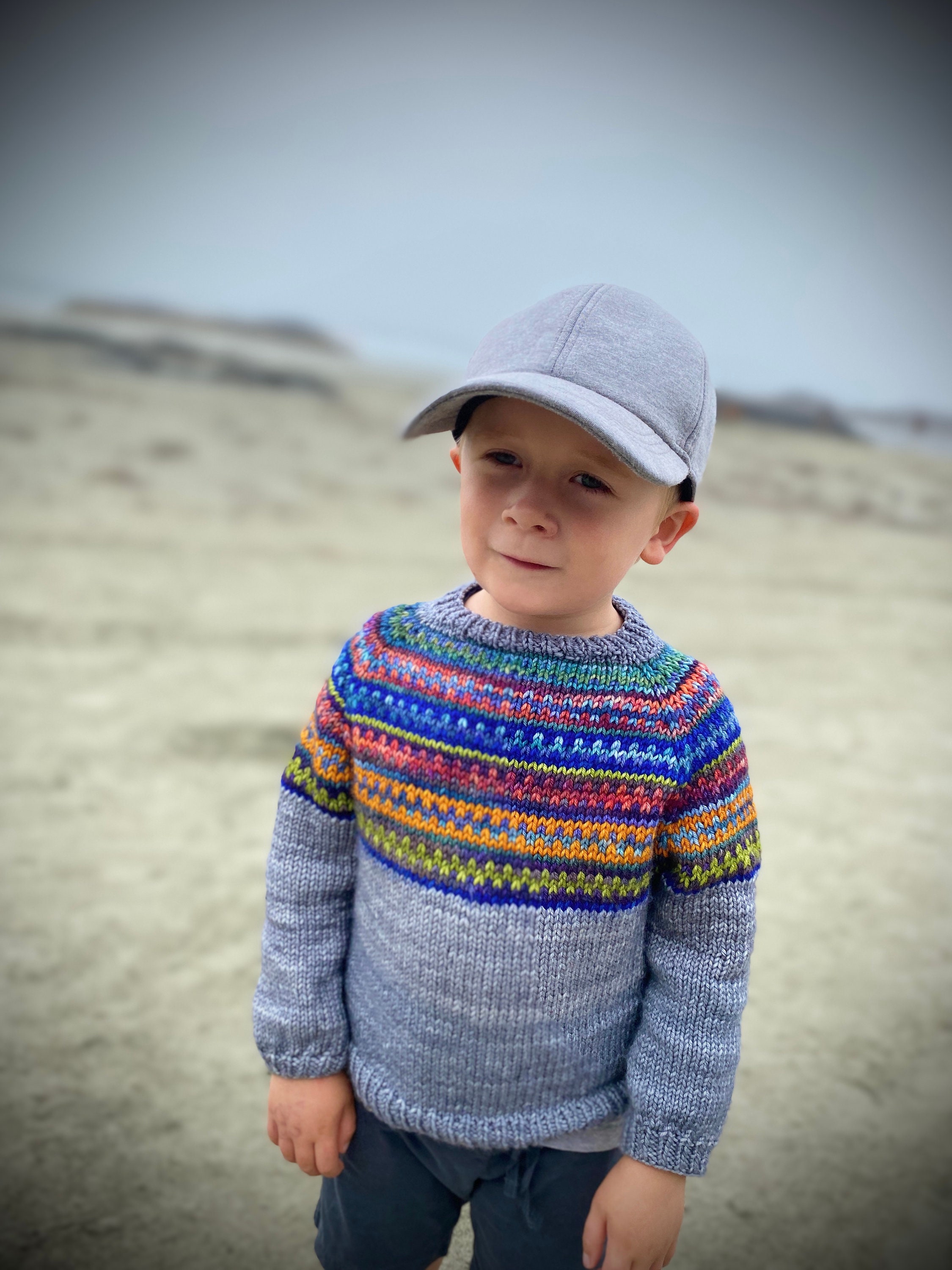 Stashbuster Sweater Knitting Pattern for Kids, Kid Knit Sweater Pattern ...