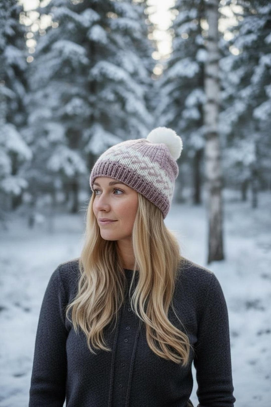 Easy Colorwork Hat Knitting Pattern - PDF Download - Tonquin Toque - Etsy