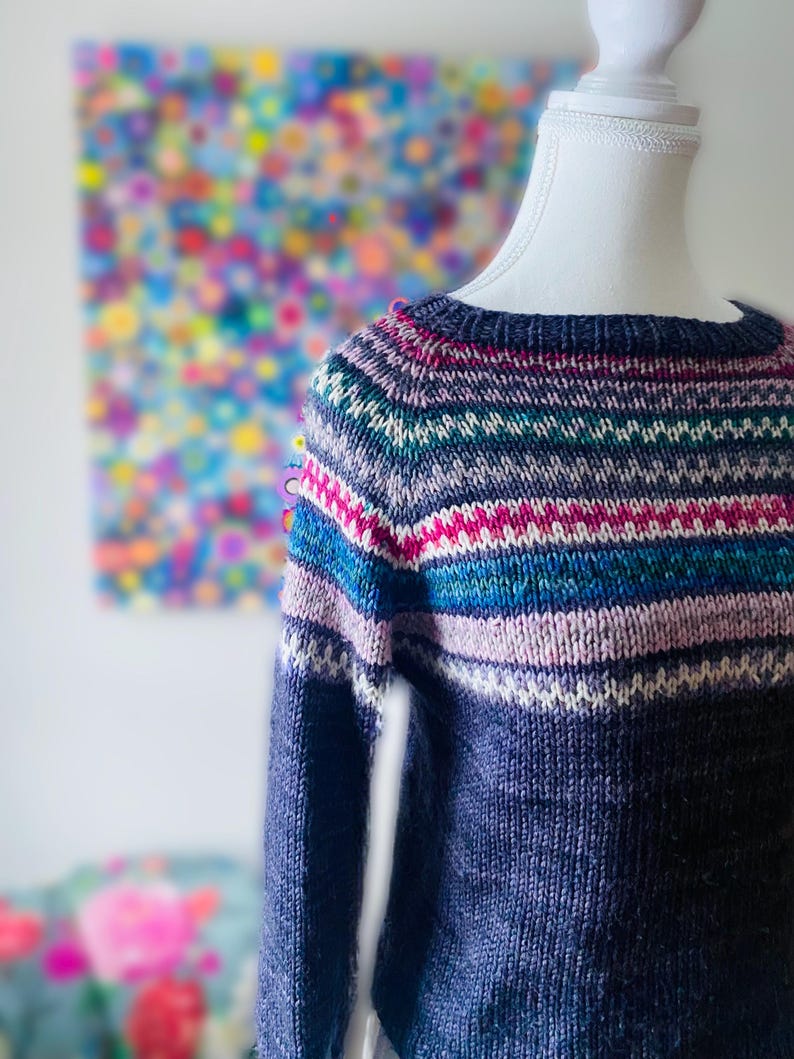 Stashbuster Sweater Knitting Pattern for Women - PDF Download - Scrappy ...