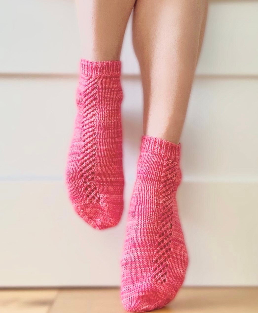 Simple Lace Socks Knitting Pattern PDF Download Willowbrae - Etsy Canada