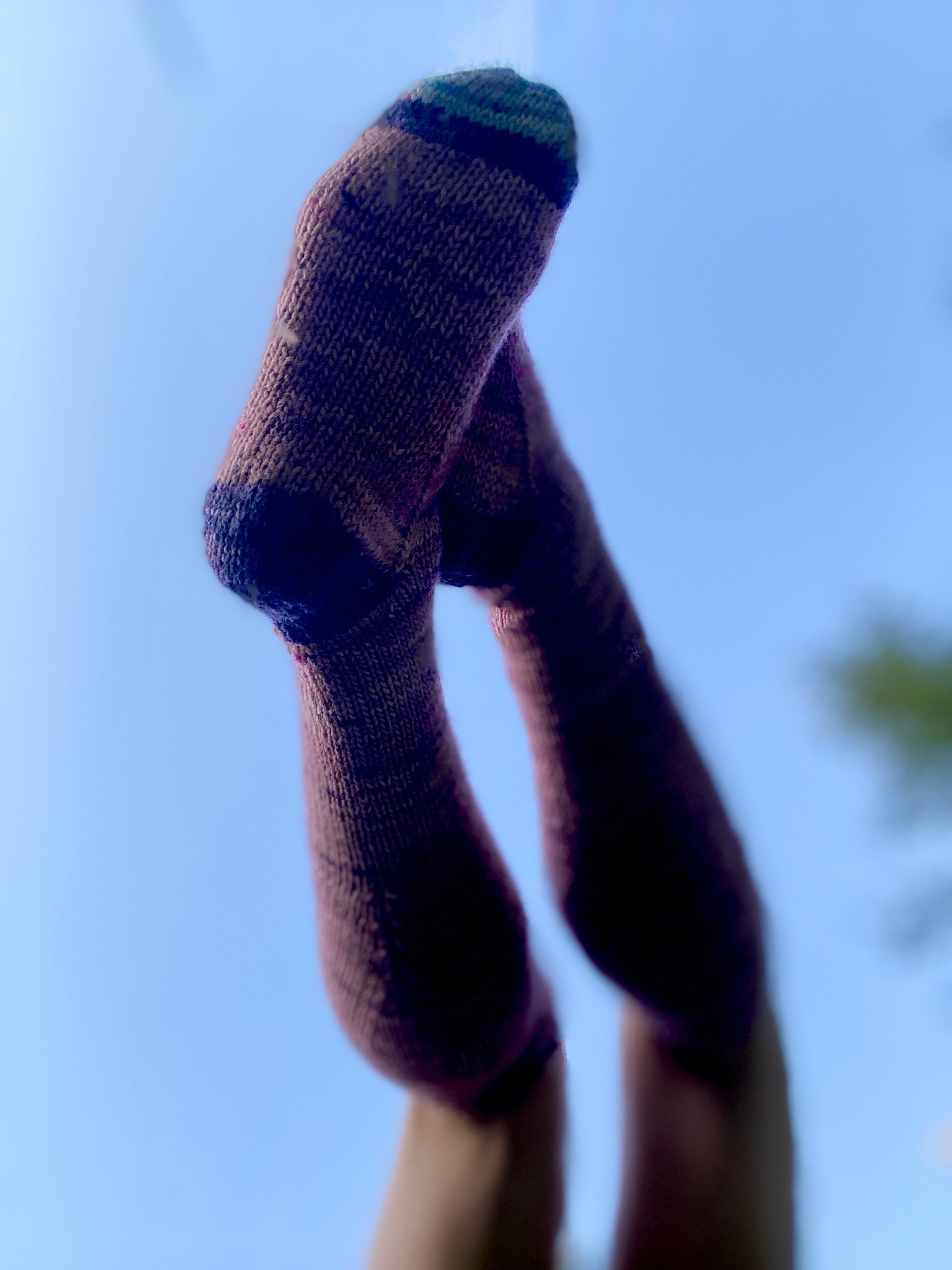 Long Socks Knitting Pattern Knee Socks Knit Pattern Tuff - Etsy