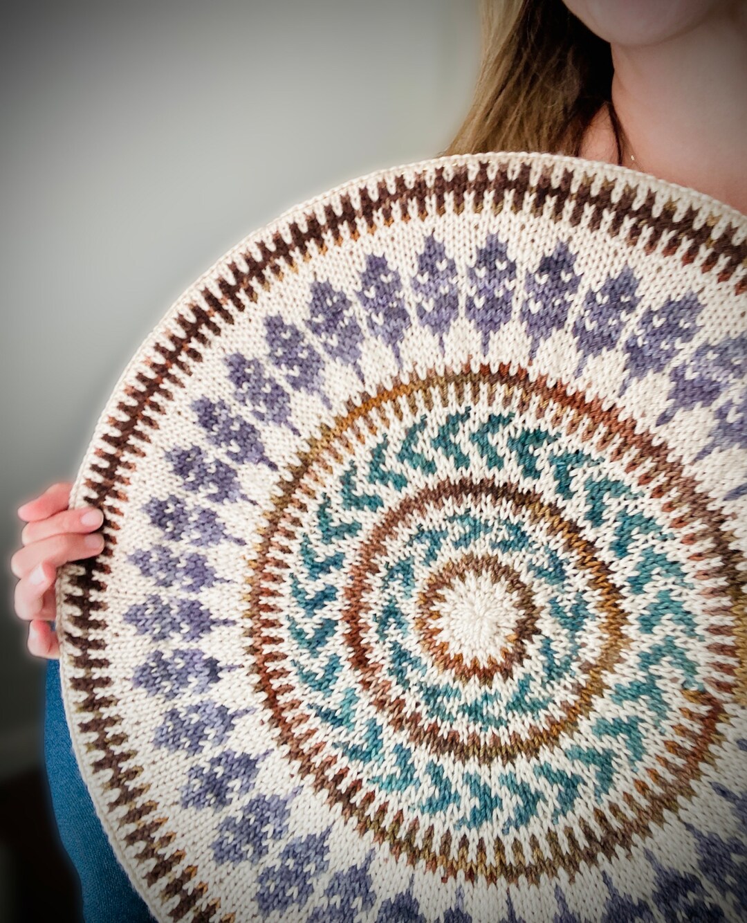 Wall Hanging Knit Pattern, Colorwork Knitting Pattern, Decorative Wall ...