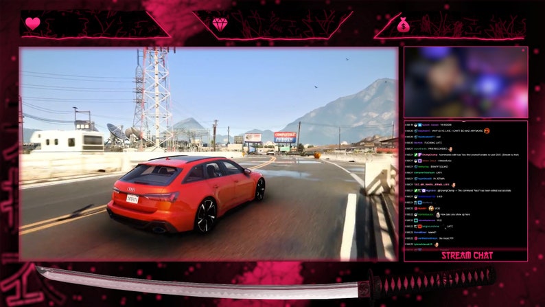 Animated Twitch Overlay Package - Aesthetic Stream Overlays - custom ...