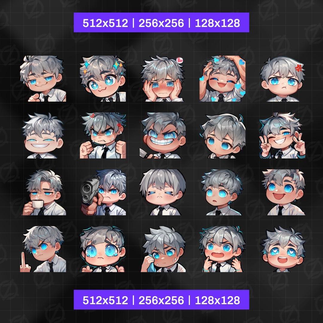 20 Twitch Emotes Pretty Boy - Set, Bundle, Pack, Stickers, Discord ...