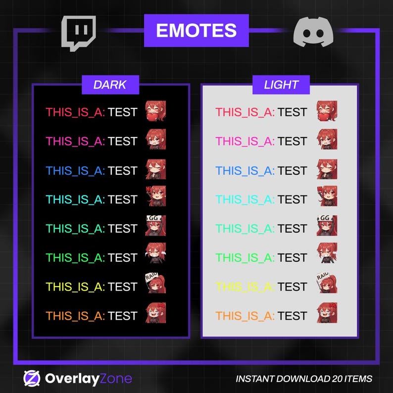 Animated Yinlin Emotes | 8 Wuthering Waves Gifs for Twitch, Kick ...