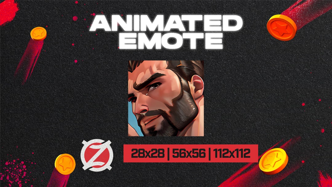 Twitch Emote Animated - Giga Chad, GIGACHAD MEME, - Emote Animated ...