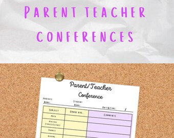 Editable Parent-teacher Conference Feedback Form, Feedback Form, Parent ...