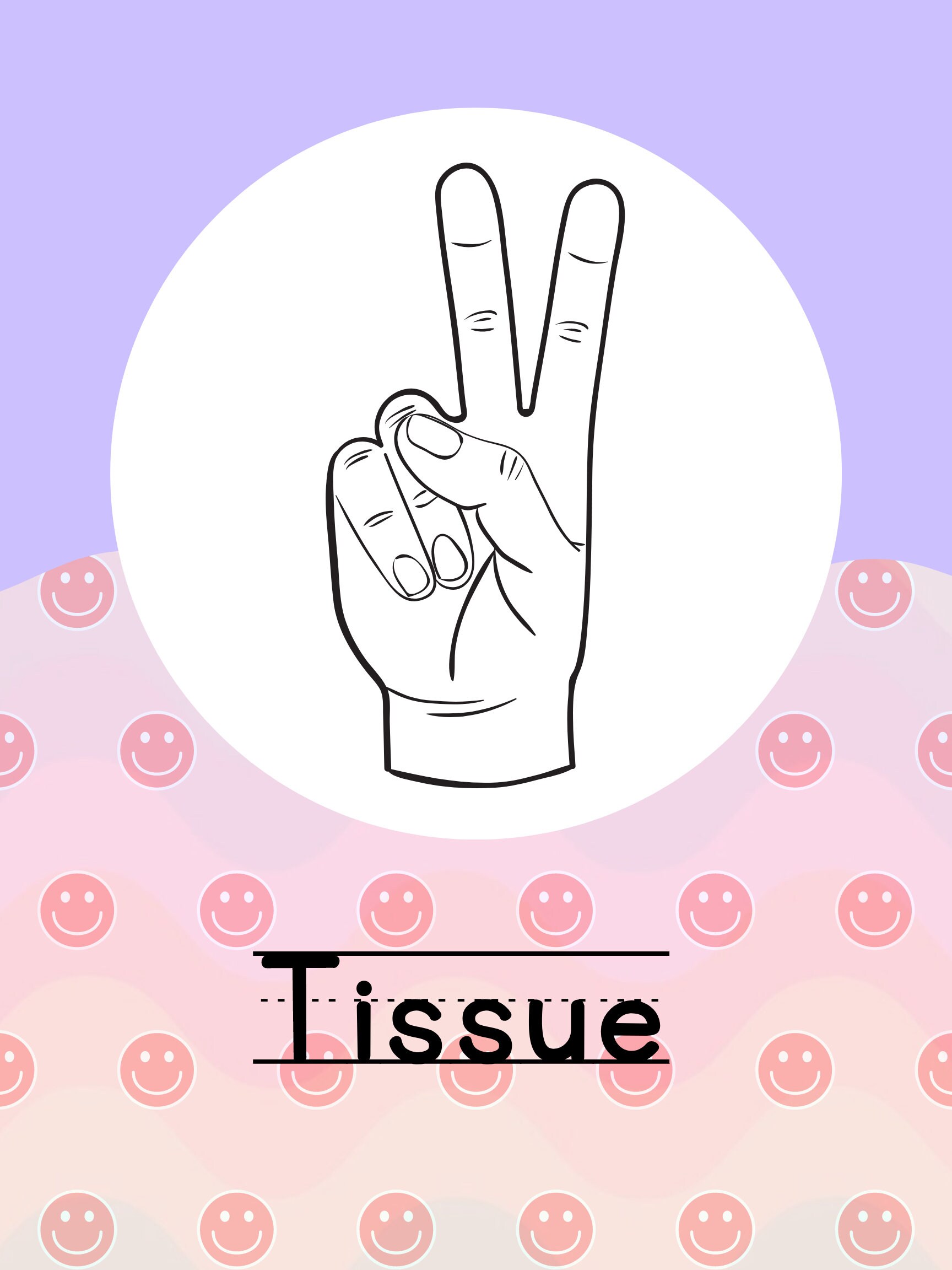 Pastel Dreams Primary Hand Signs Posters - Etsy