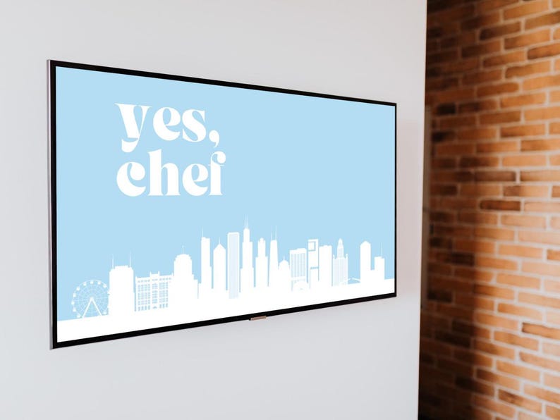 Yes, Chef the Bear TV Show Chicago Digital Print | TV Screensaver ...