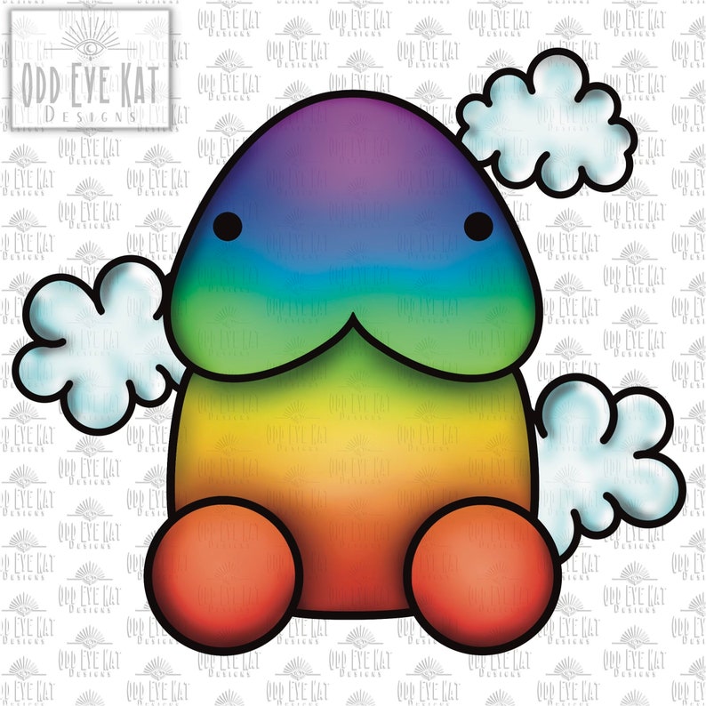 Happy Pride Rainbow Peen NSFW Adult Humor PNG Digital Download - Etsy