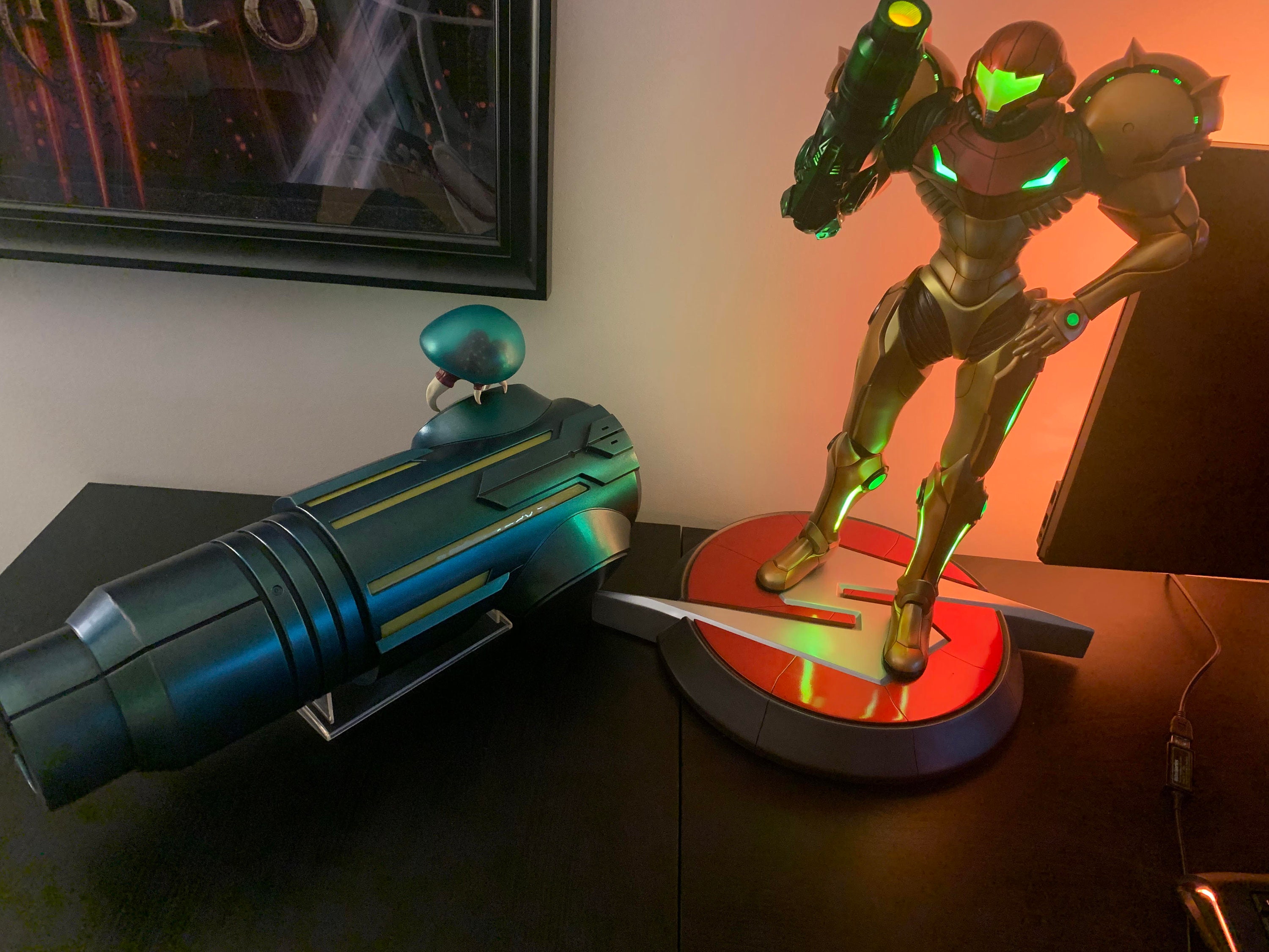 Metroid Samus Arm Cannon Life Size Prop Replica With Lights & - Etsy Ireland