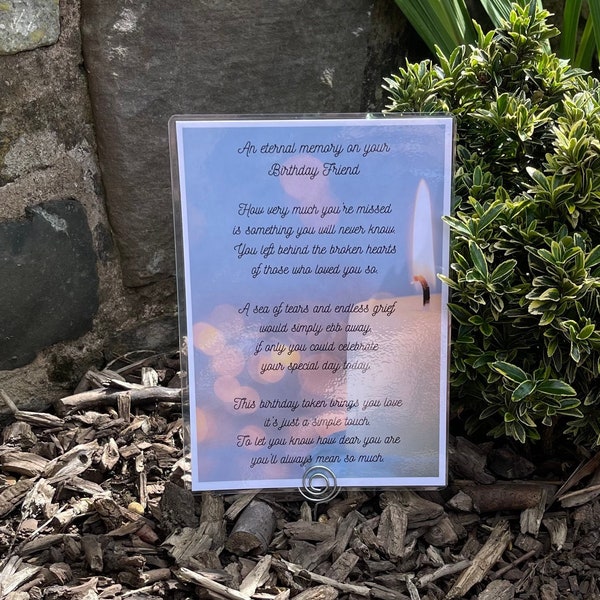 Loss of Best Friend Poem - Etsy