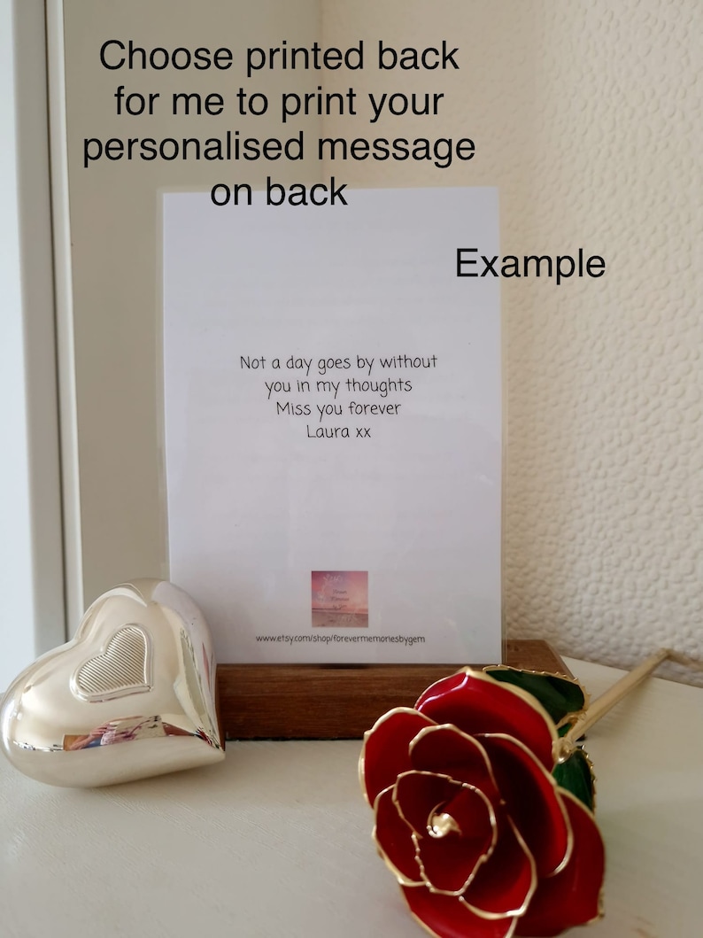 One Year Death Anniversary Grief Keepsake Card, One Year Since You Left ...