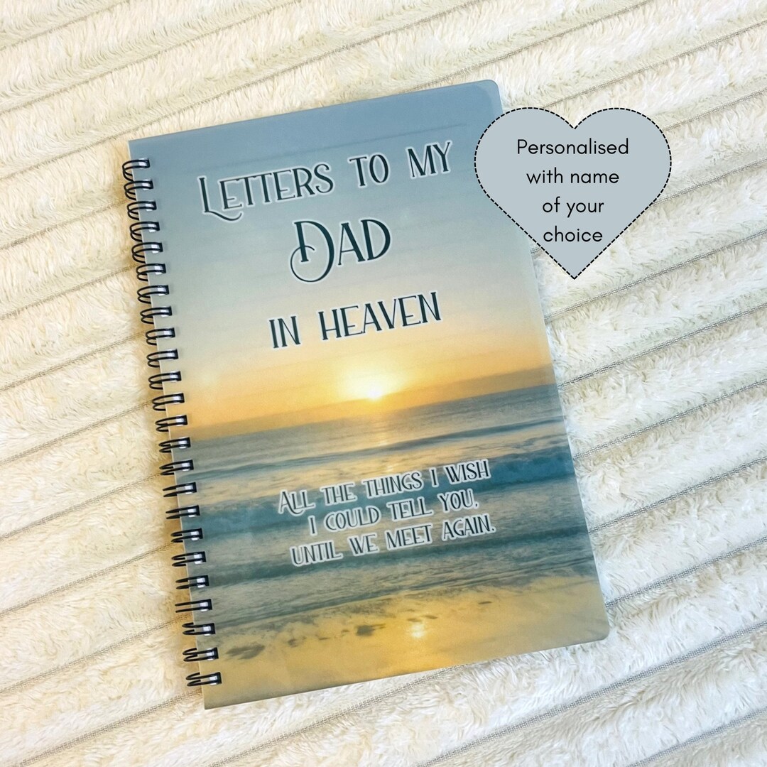 Personalized Letters to Heaven Notebook: Grief Memory Book - Etsy