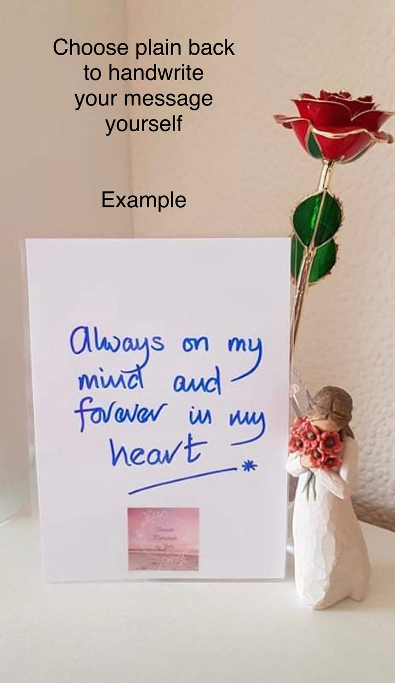 One Year Death Anniversary Grief Keepsake Card, One Year Since You Left ...
