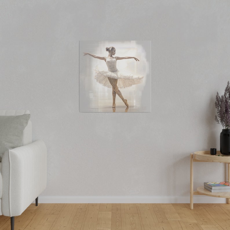 Dancer Ballet Full Body Matte Canvas, Stretched, 0.75" - Etsy