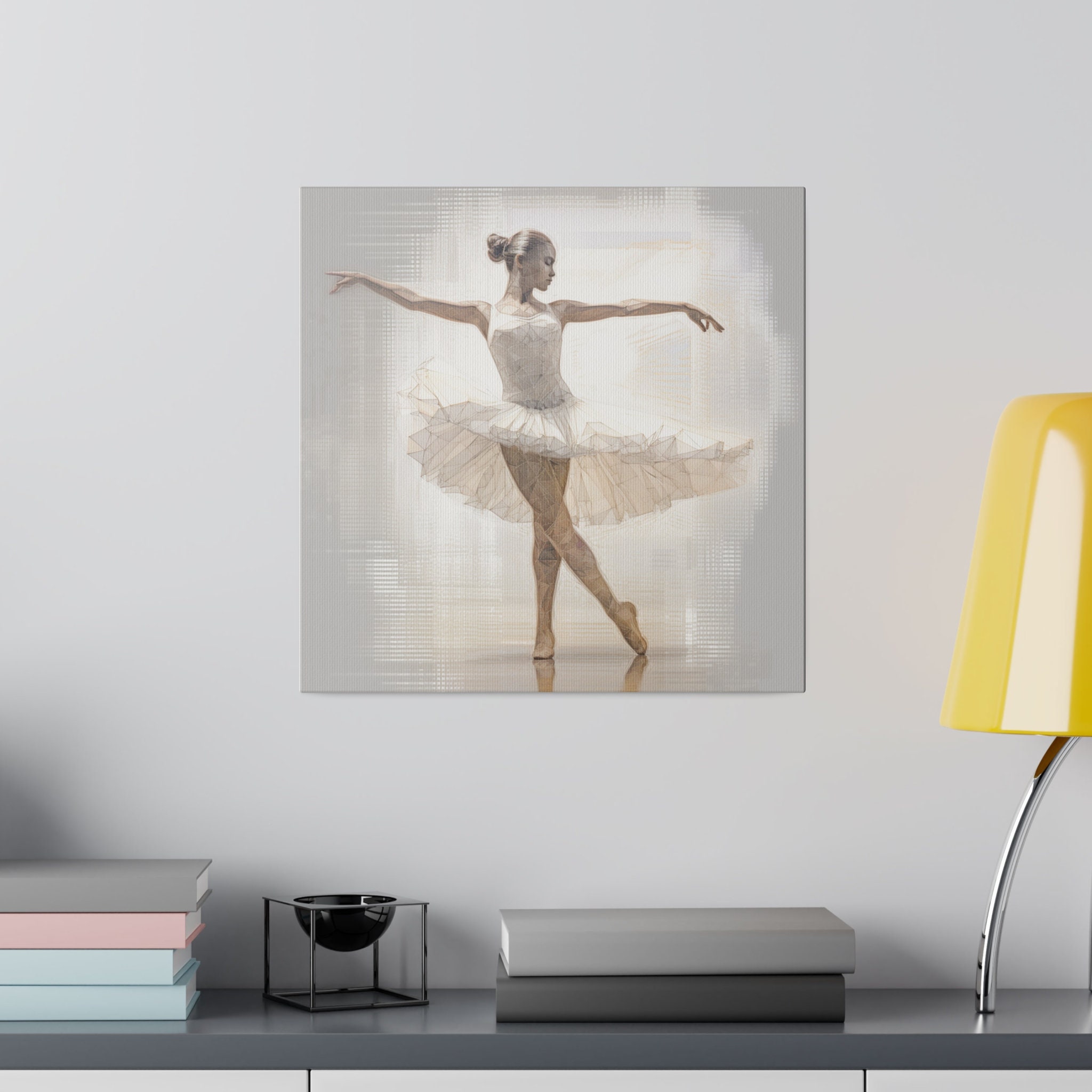 Dancer Ballet Full Body Matte Canvas, Stretched, 0.75" - Etsy