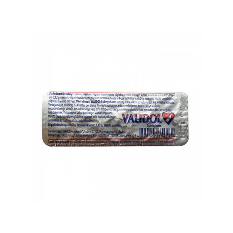 Premium Validol 60 Mg Sublingual Tablets 5 X 10 Food - Etsy Australia
