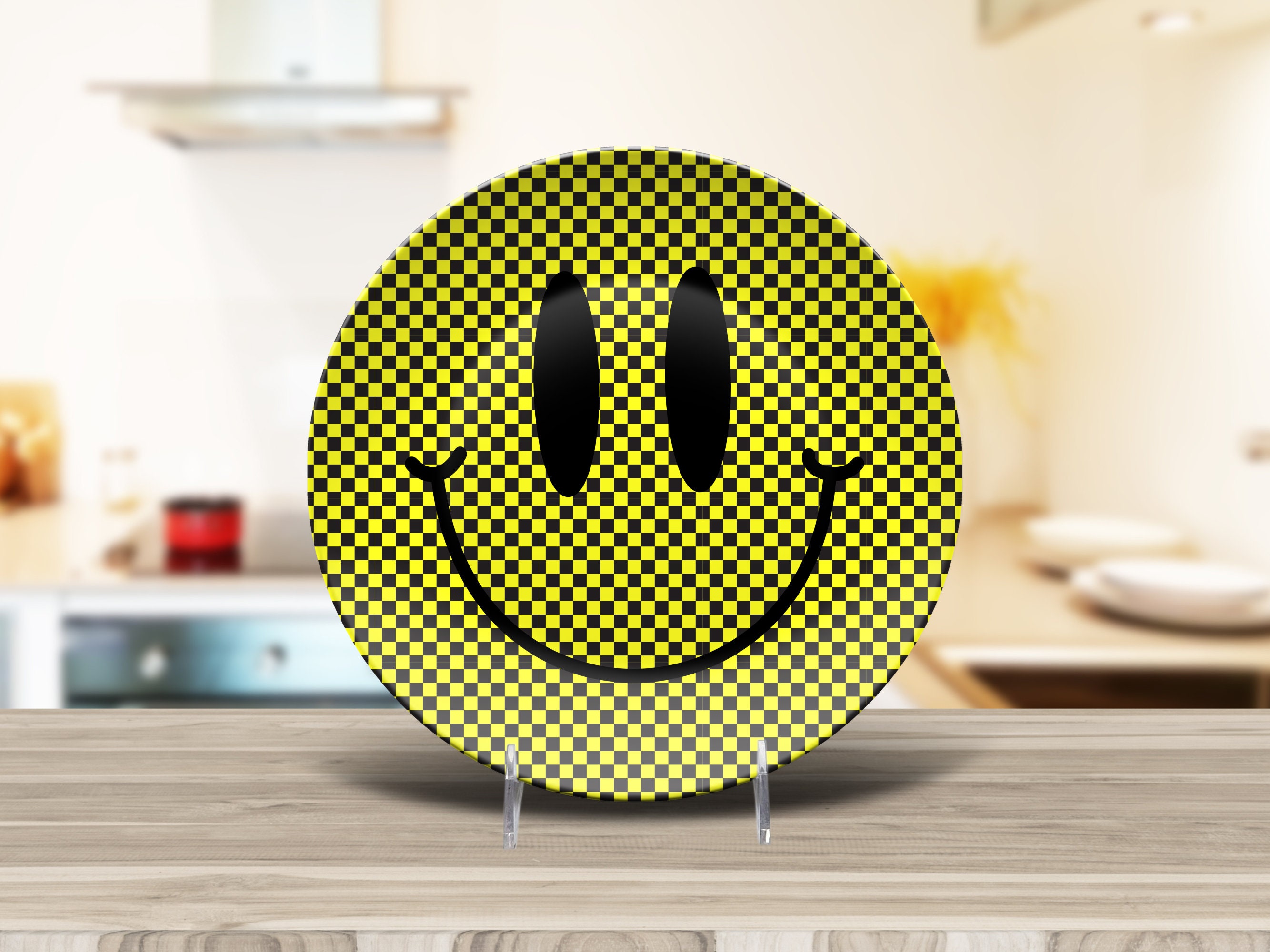 Smiley Face Plate, Emoji Gift, Emoji Plate, Smiley Face Gift, Happy ...