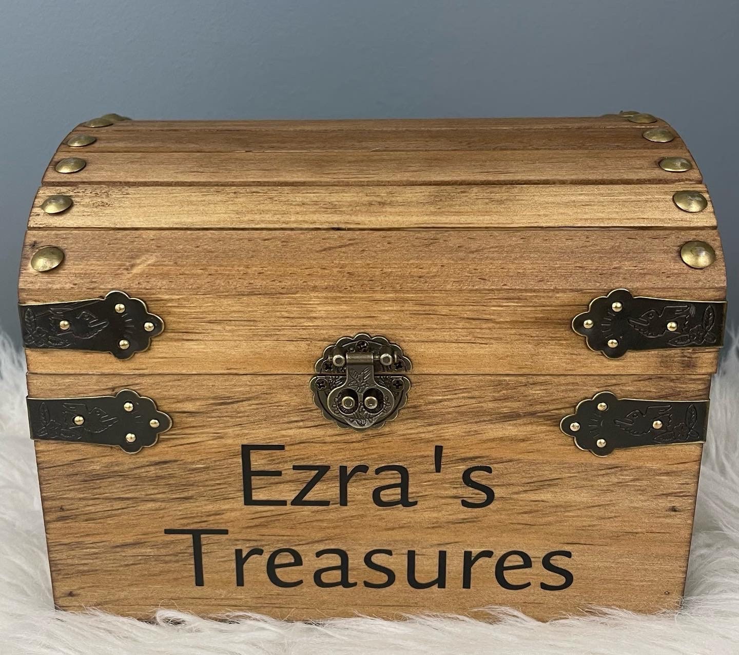 Personalized Rustic Wood Trunk Personalized Wood Keepsake - Etsy
