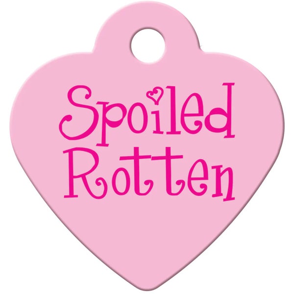 Spoiled Rotten Dog Tag - Etsy