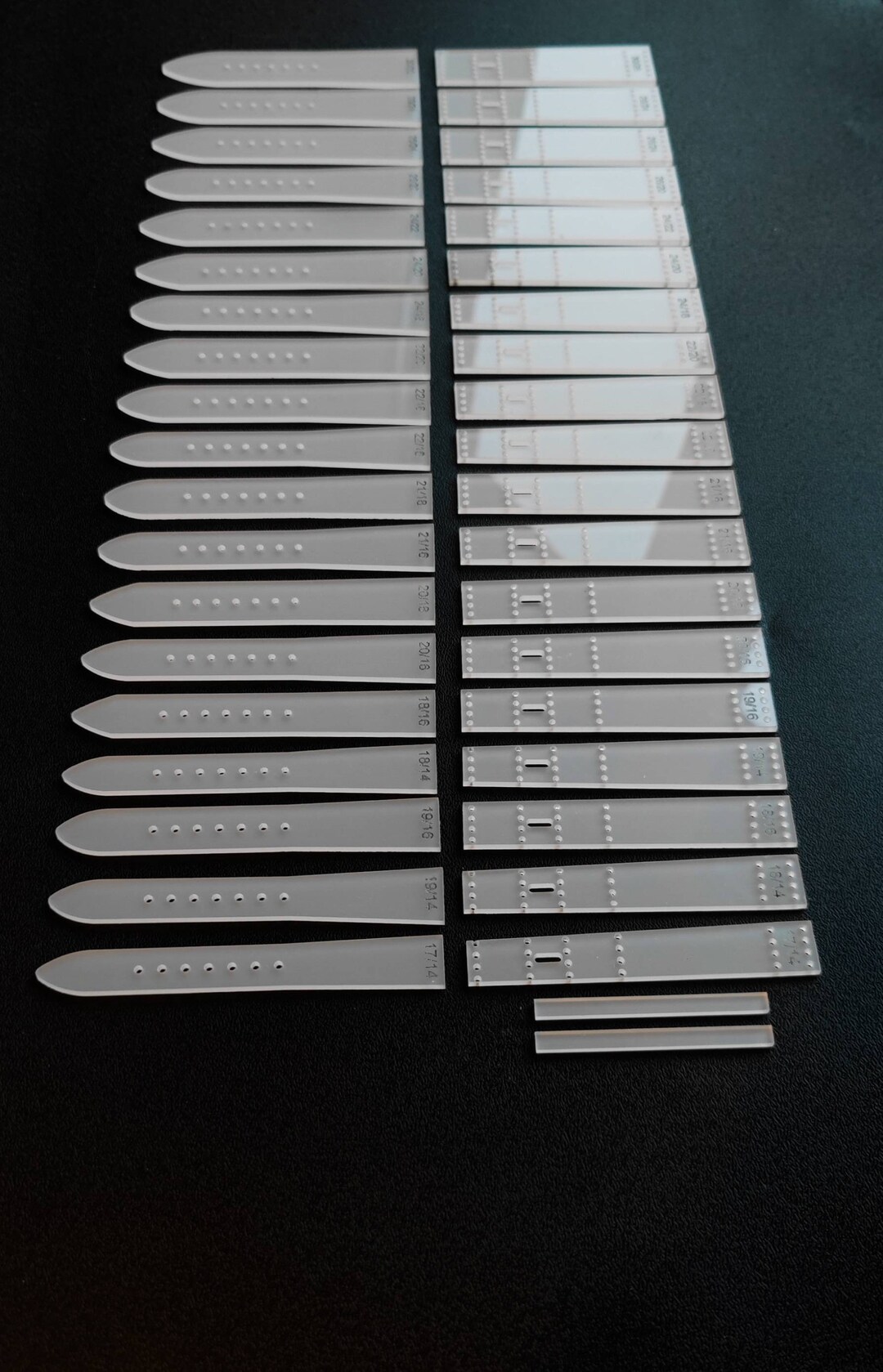 Watch Strap Acrylic Template Set - Acrylic Pattern Watch Band -acrylic ...