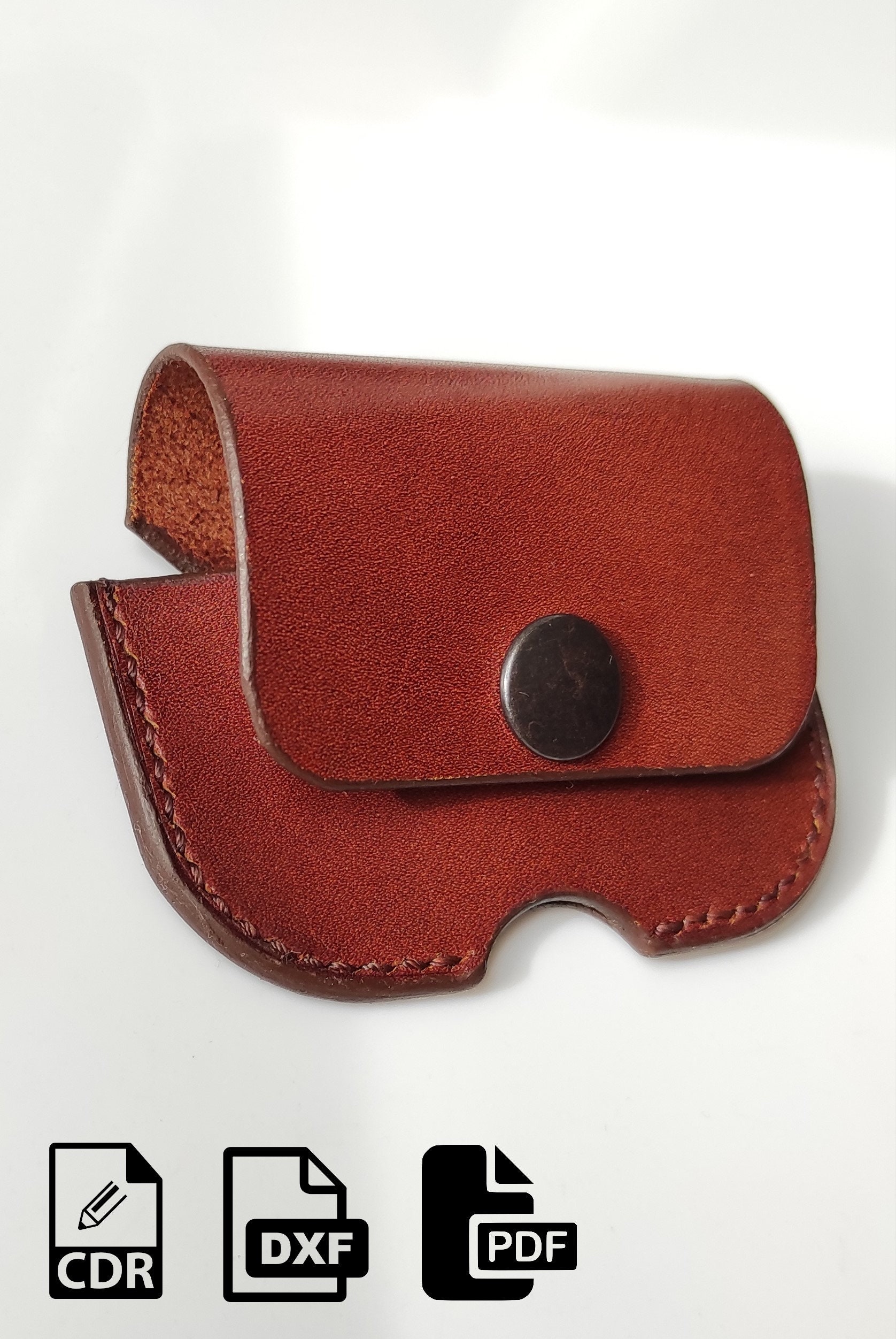 PDF Pattern Leather Airpods Pro Case, Leather DIY, AirPod Case Pattern ...