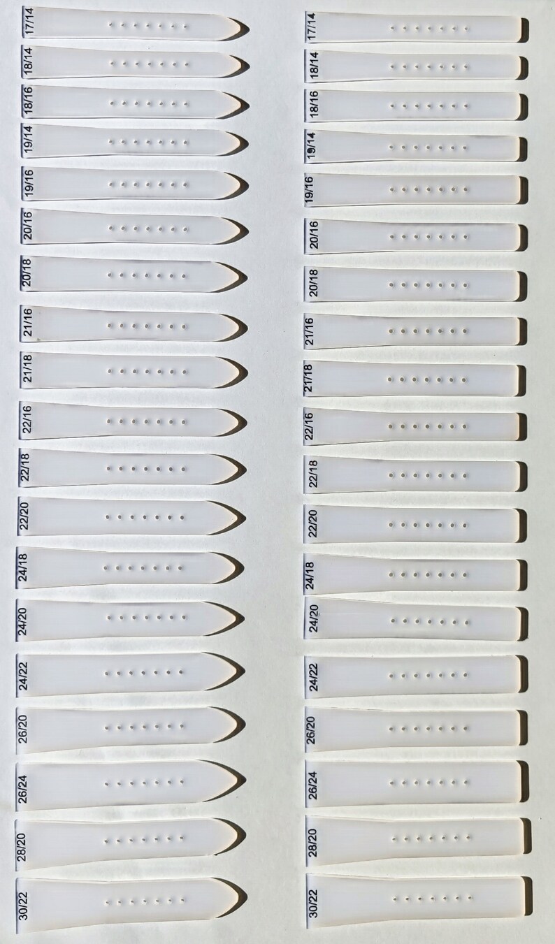 Watch Strap Acrylic Template Set - Acrylic Pattern Watch Band - DIY ...