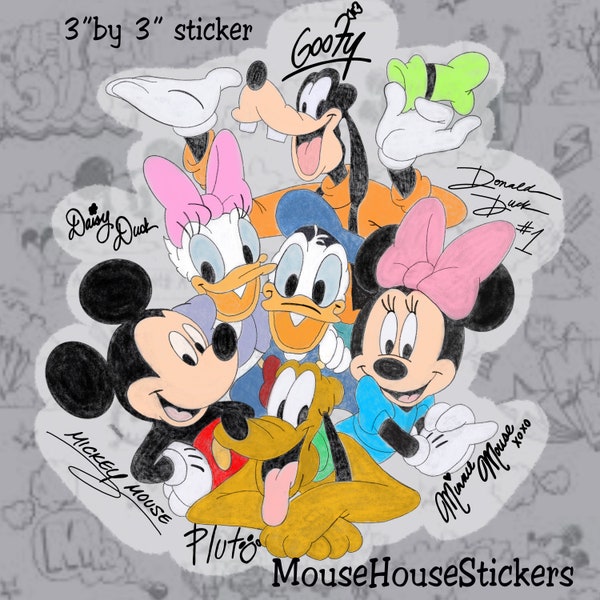 Mickey and the Gang - Etsy