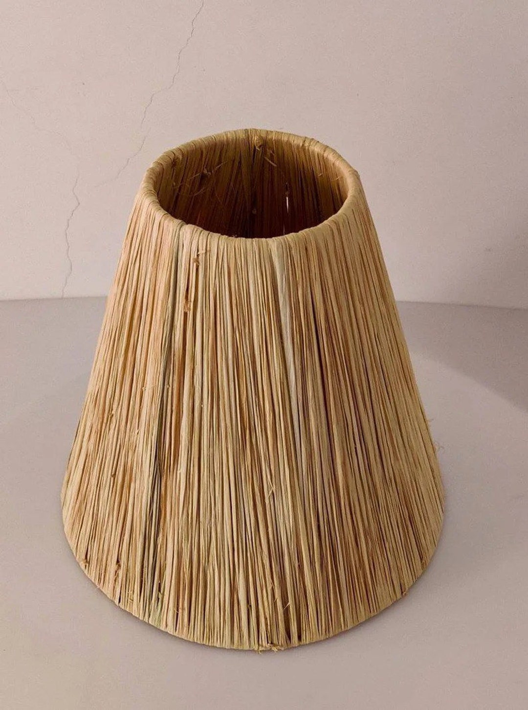 Moroccan Straw Lamp Shade Rattan Raffia Lampshade and - Etsy