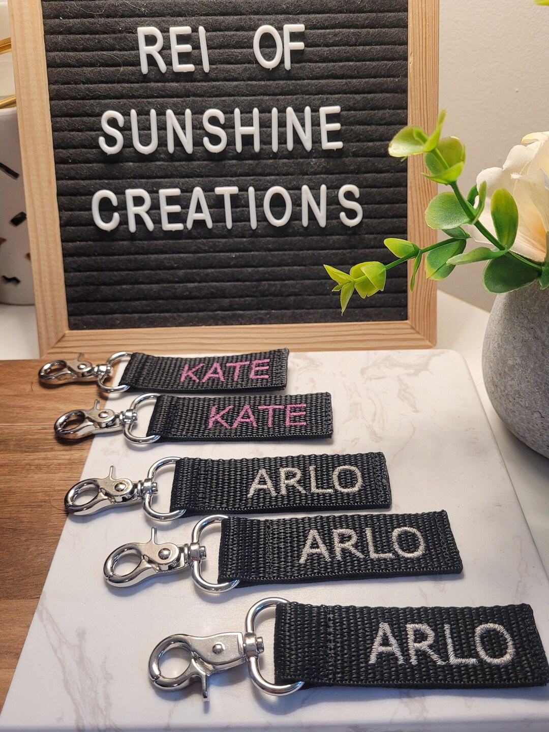 HORSE BLANKET TAG Single Sided, Clip Hardwear, Large Custom Embroidered ...