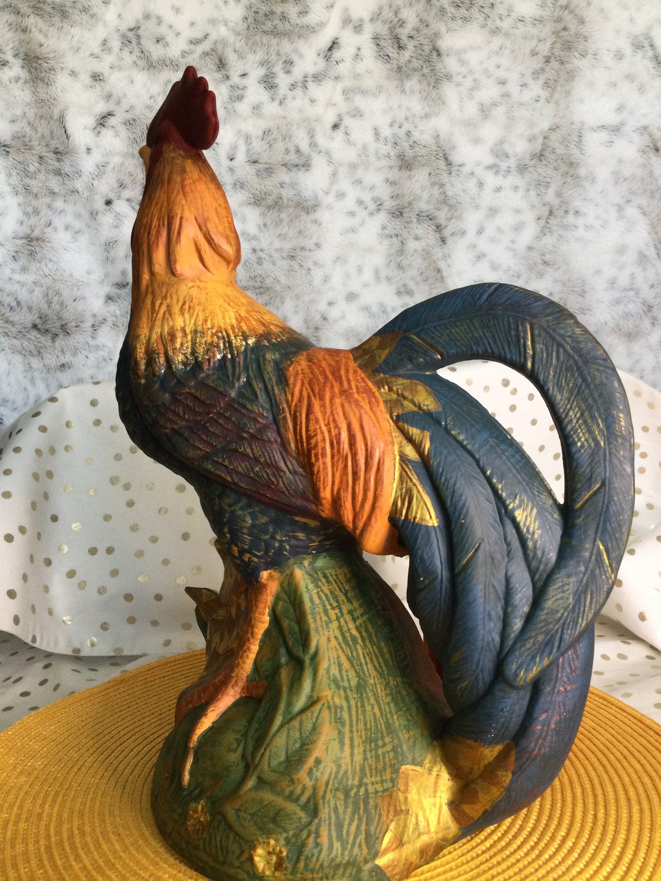 Checkered Rooster - Etsy
