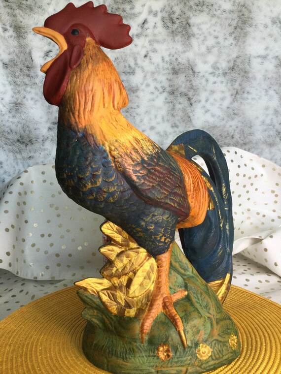 Checkered Rooster - Etsy