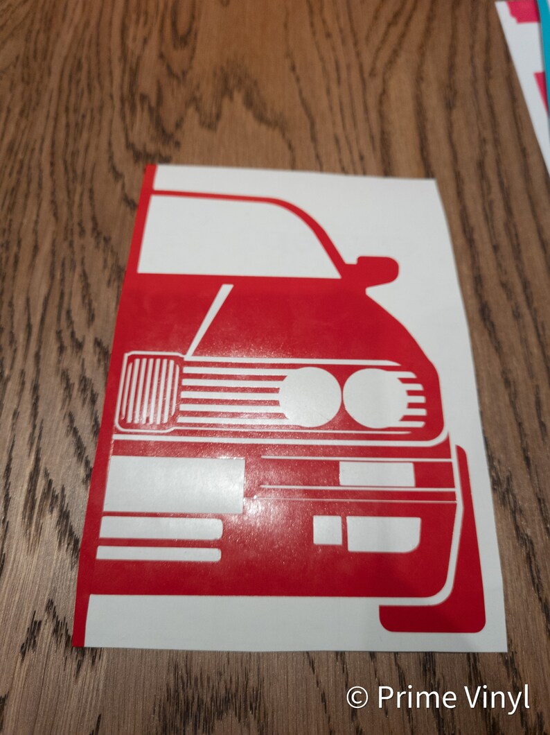 BMW E30 Vinyl Decal Car Sticker - Etsy Ireland