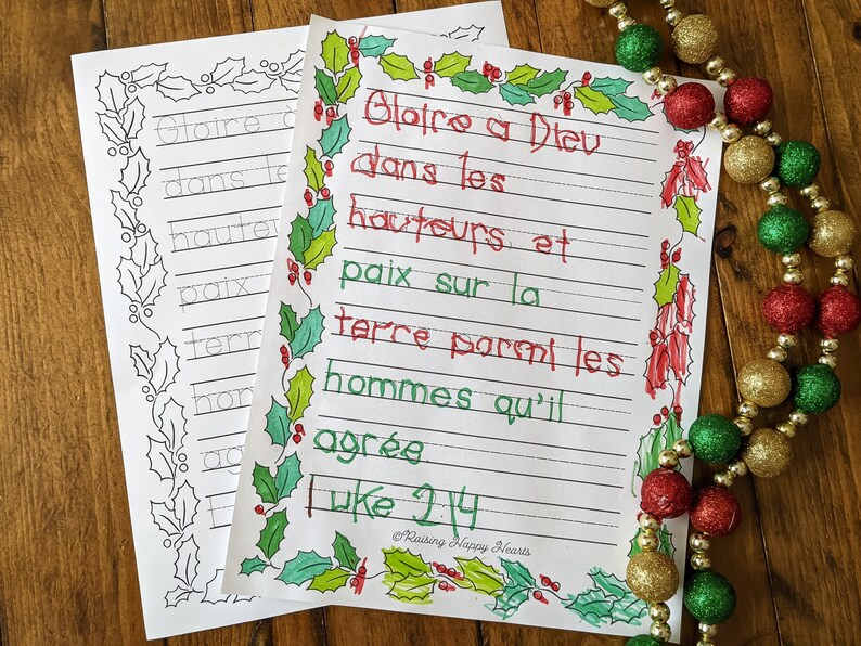 French Nativity Christmas Activity Bundle Instant Download︱advent for ...