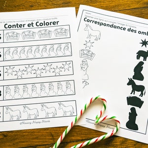 French Nativity Christmas Activity Bundle Instant Download︱advent for ...