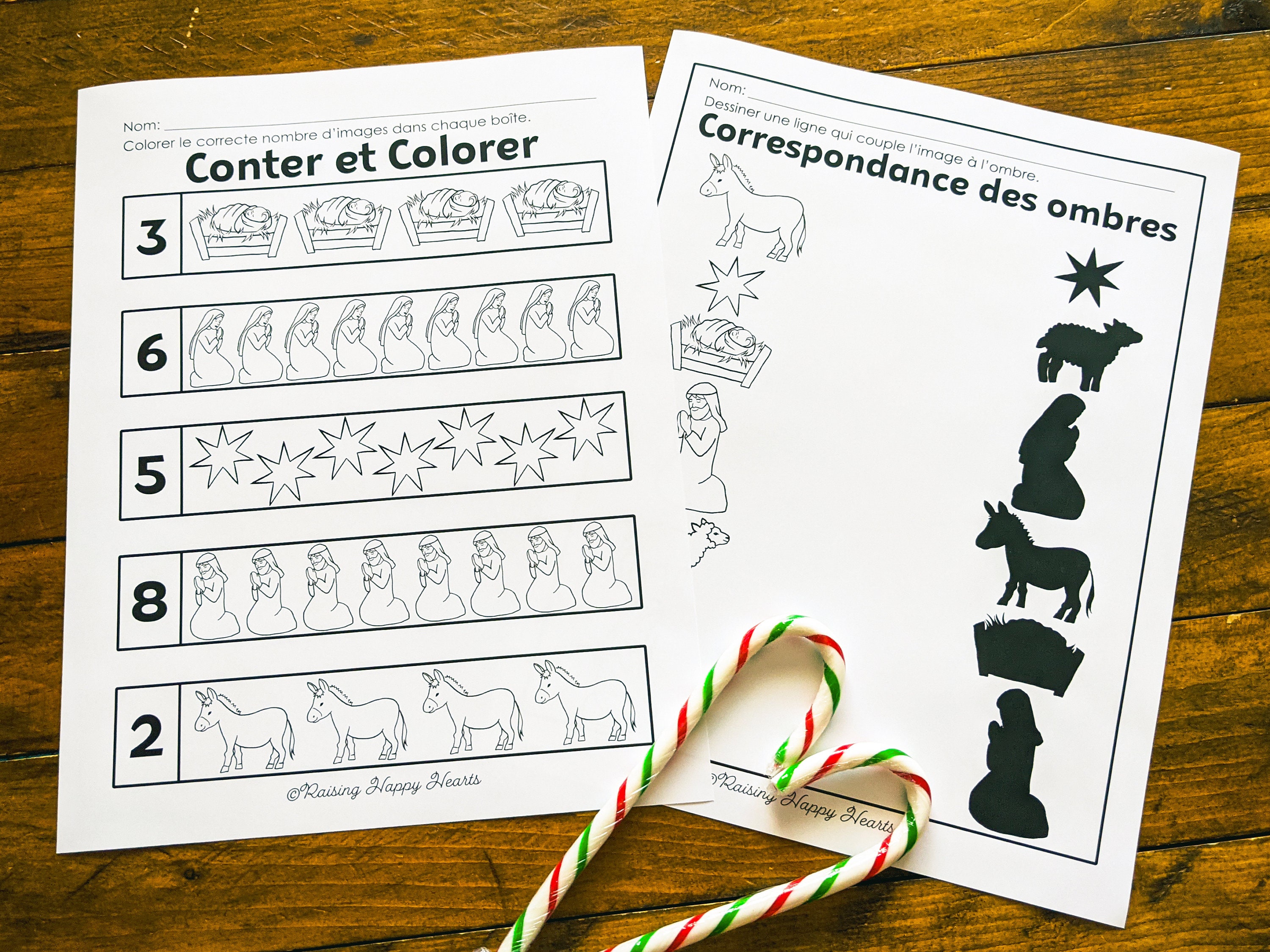 French Nativity Christmas Activity Bundle Instant Download︱advent for ...