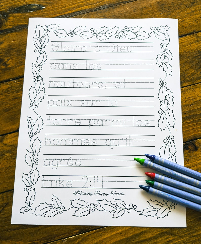 French Nativity Christmas Activity Bundle Instant Download︱advent for ...