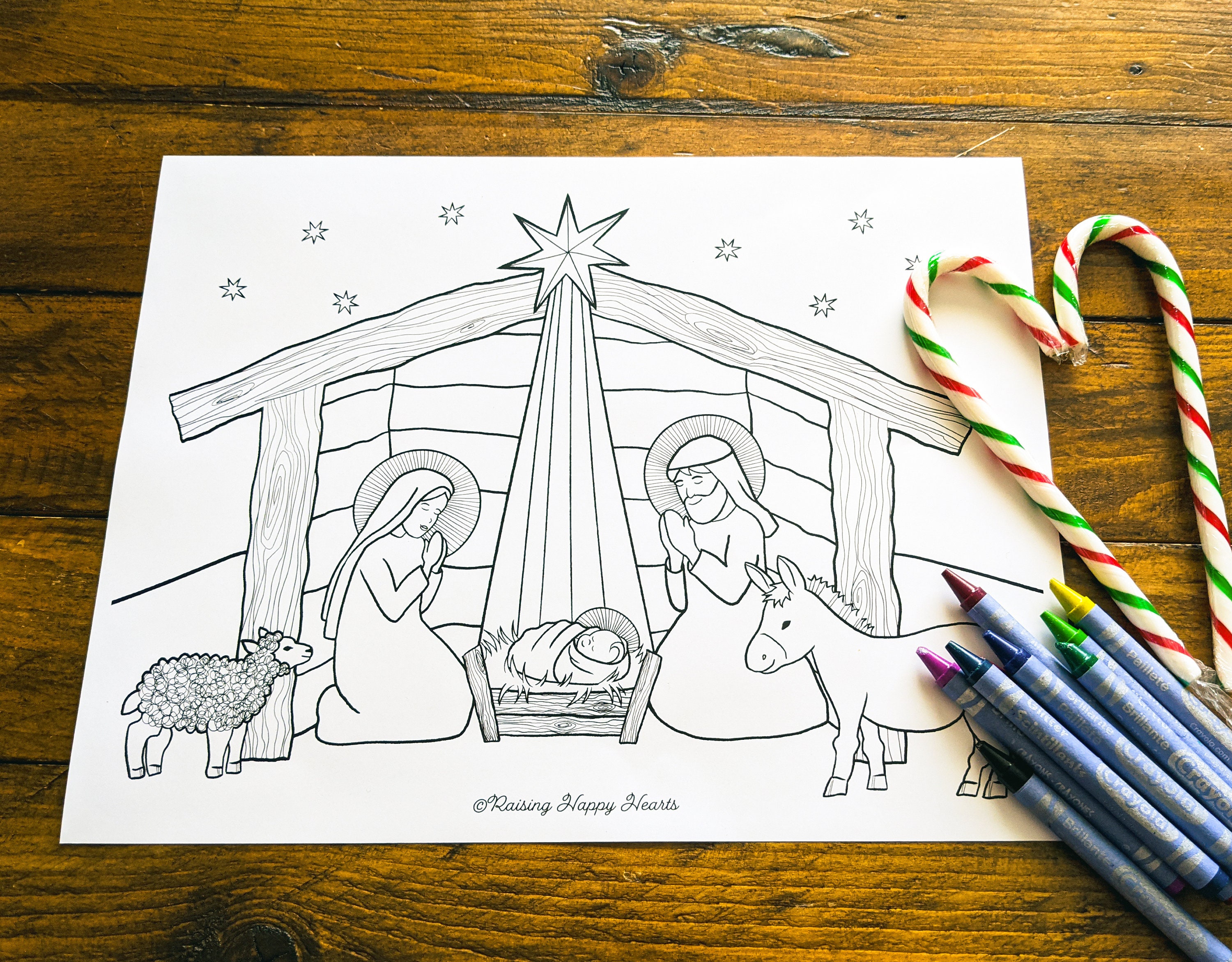 French Nativity Christmas Activity Bundle Instant Download︱advent for ...