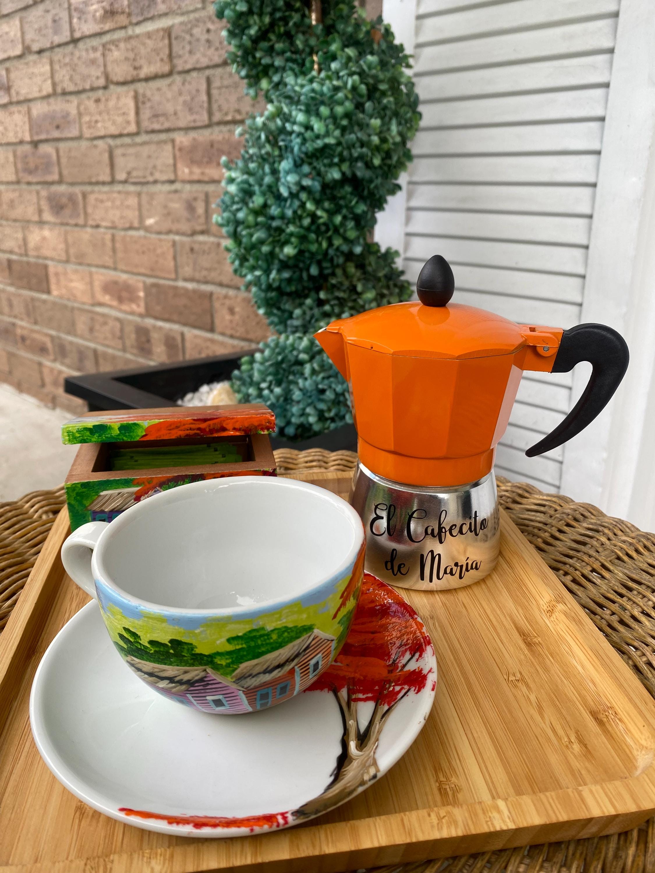 Dominican Coffee Maker , Birthday Gift, Souvenir Gift, Dominican Art ...