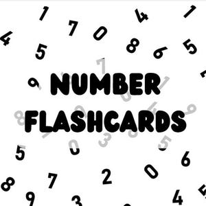 Preschool Math Workbook - Digital Download, Number Flash Cards 0-10 ...