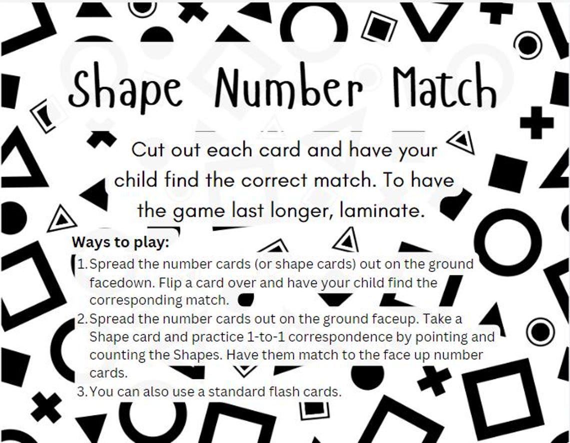 Preschool Math Workbook - Digital Download, Number Flash Cards 0-10 ...