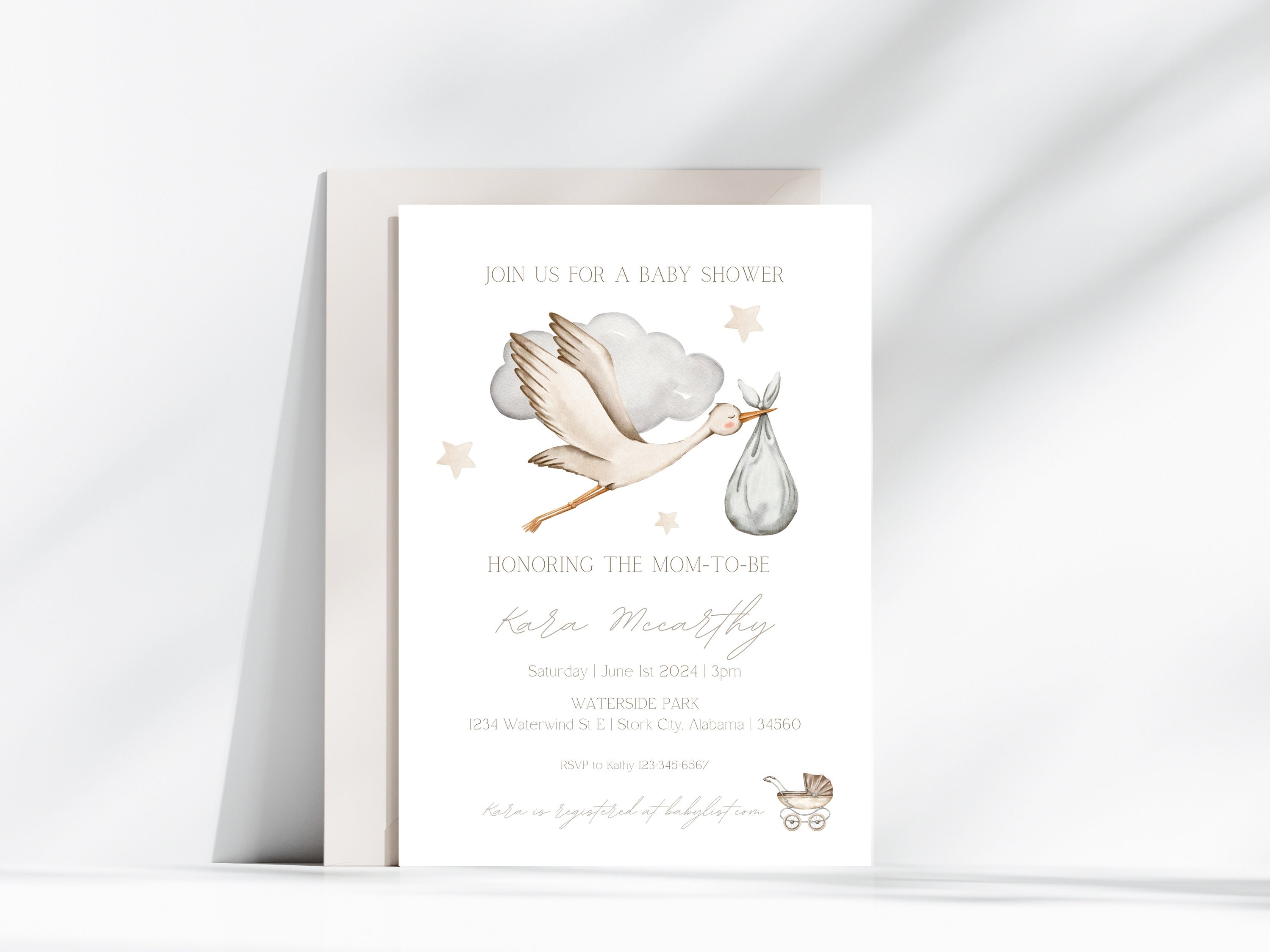 Words of Wisdom Baby Shower Card | Baby Shower Advice for Parents to Be ...