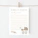 Words of Wisdom Baby Shower Card | Baby Shower Advice for Parents to Be ...