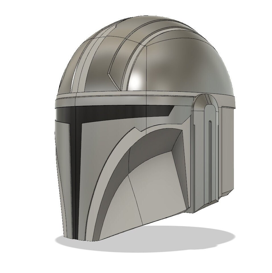 Mandalorian Helmet "the Wolf" 3D File - Etsy