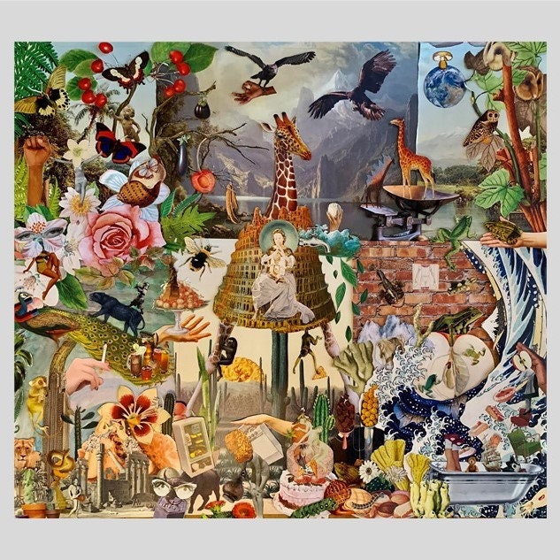 Collage Art Print the Composite - Etsy