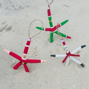Hand Painted Starfish Ornaments - Etsy
