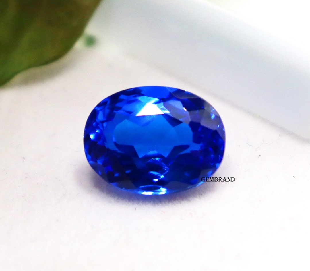Royal Blue Sapphire Gemstone: 10.80 CT Oval Cut Ceylon Sapphire - Etsy