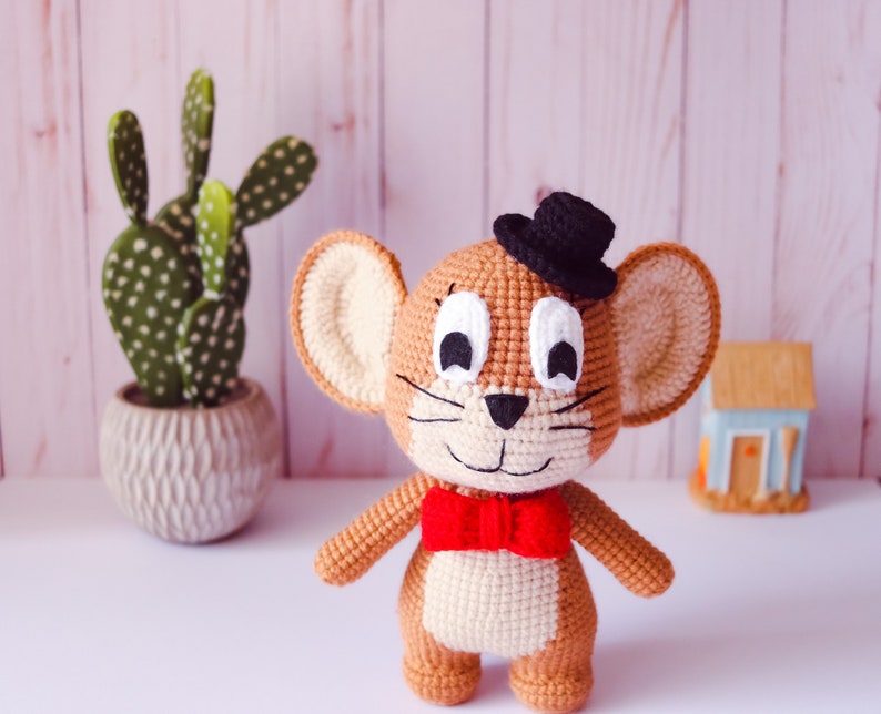 Jerry Mouse PDF PATTERN ONLY | Etsy Jerry Mouse PDF PATTERN ONLY | Etsy