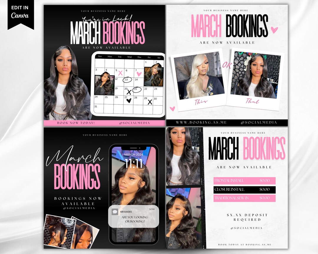 4 March Booking Flyers, Booking Flyer, Diy Flyer, Booking Template ...